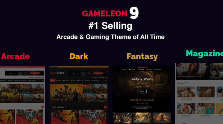 Top WordPress Themes for Gaming